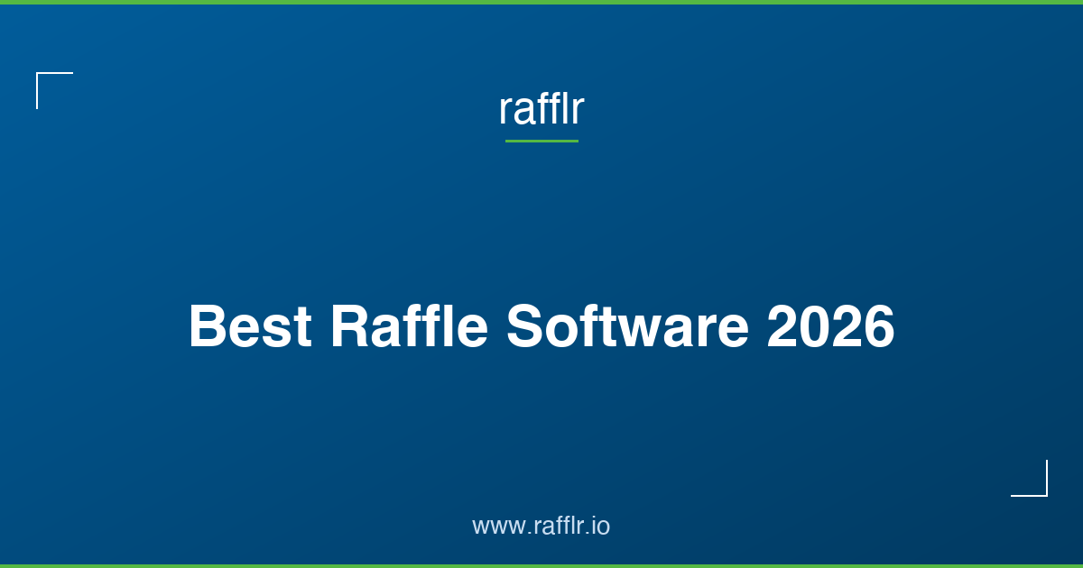 Best Raffle Software 2026: Top 10 Platforms Compared - rafflr Blog
