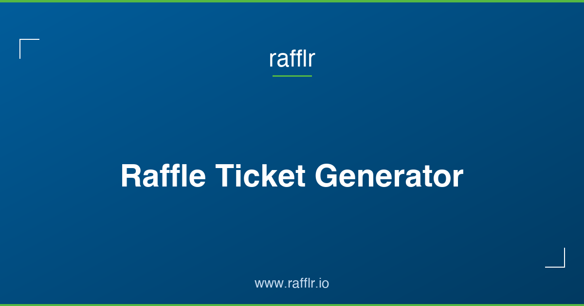 Raffle Ticket Generator Online: 8 Best Tools (2026)